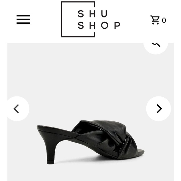ShuShop | Shoes | Shushop Famke Black Low Heel Sandals | Poshmark